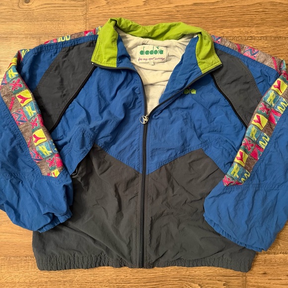 Diadora | Jackets & Coats | Vintage Mens Diadora Jacket Fill Zip ...